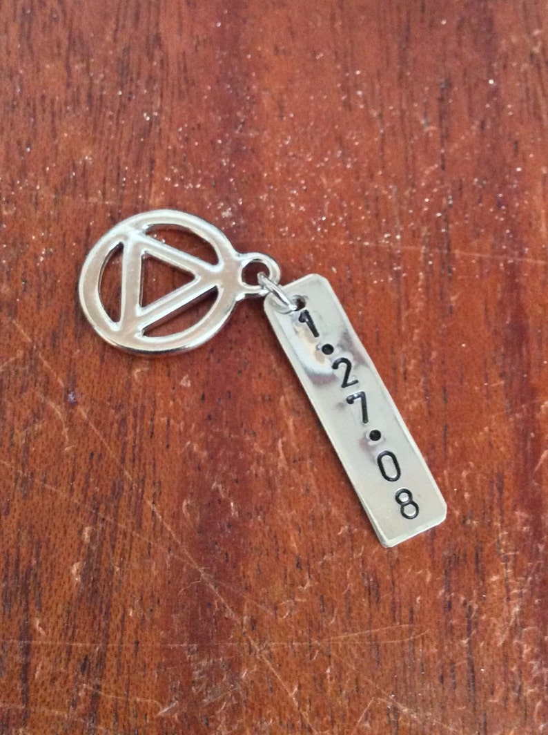 Sterling Silver Tag Hand Stamped With Date. Sterling Silver NA Symbol ...