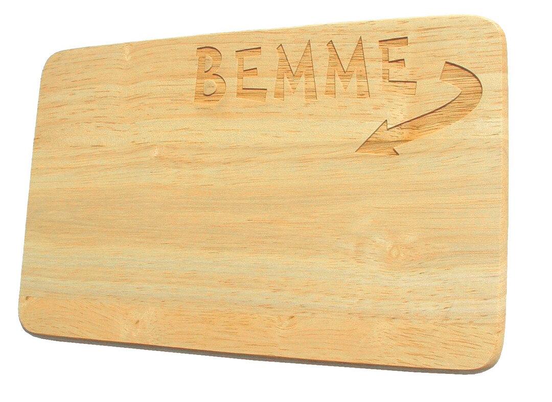 Breadboard Breakfast Board Bemme Wood Engraving Serving Board ...
