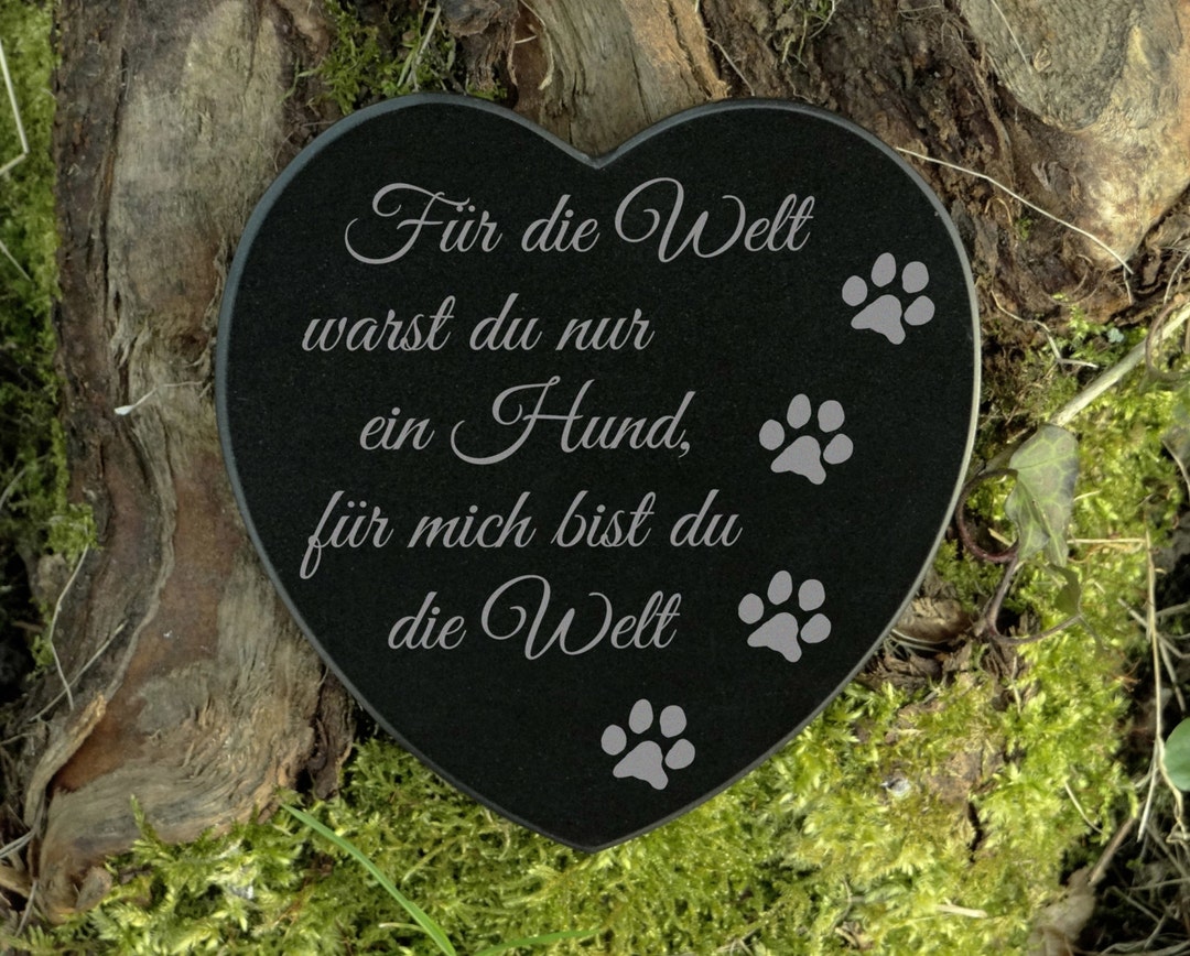 Memorial Stone Grave Decoration Dog Marble Engraving Paws - Noble ...