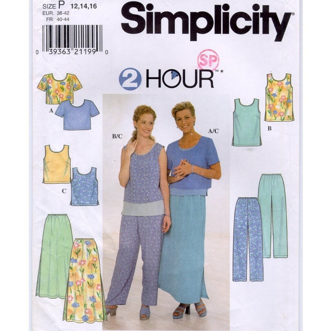 Simplicity 7975 Ladies Separates Woman Sewing Pattern Easy Pullover ...