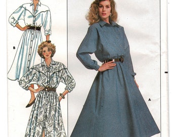 Butterick David Warren Misses Dress Pattern 8-10-12 UNCUT - Etsy