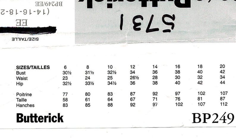 UNCUT Butterick 5731 Bridal Sewing Pattern Misses Size 14-20 Adjustable ...