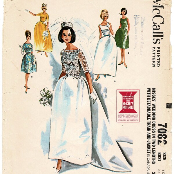 Wedding Dress Pattern With Detachable Train - Etsy