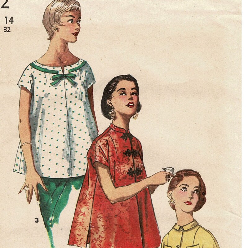 Asian Blouse Pattern - Etsy