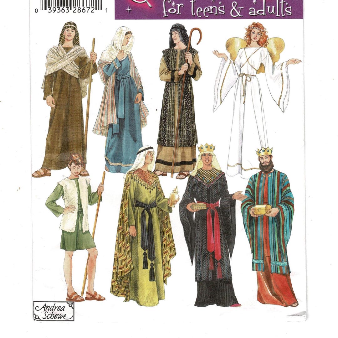 Simplicity 4795 Nativity Costume Sewing Pattern for Teens & Adults ...