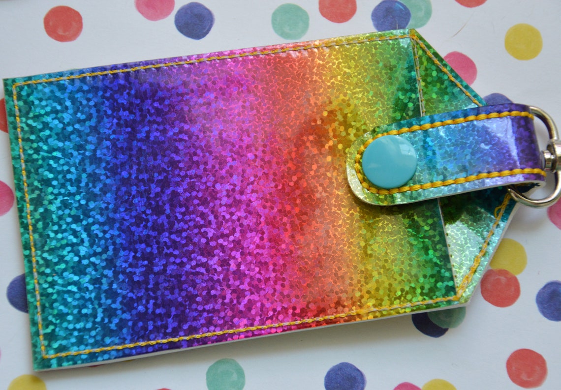 Silhouette Characters Business Card Key Chain Holder - Etsy