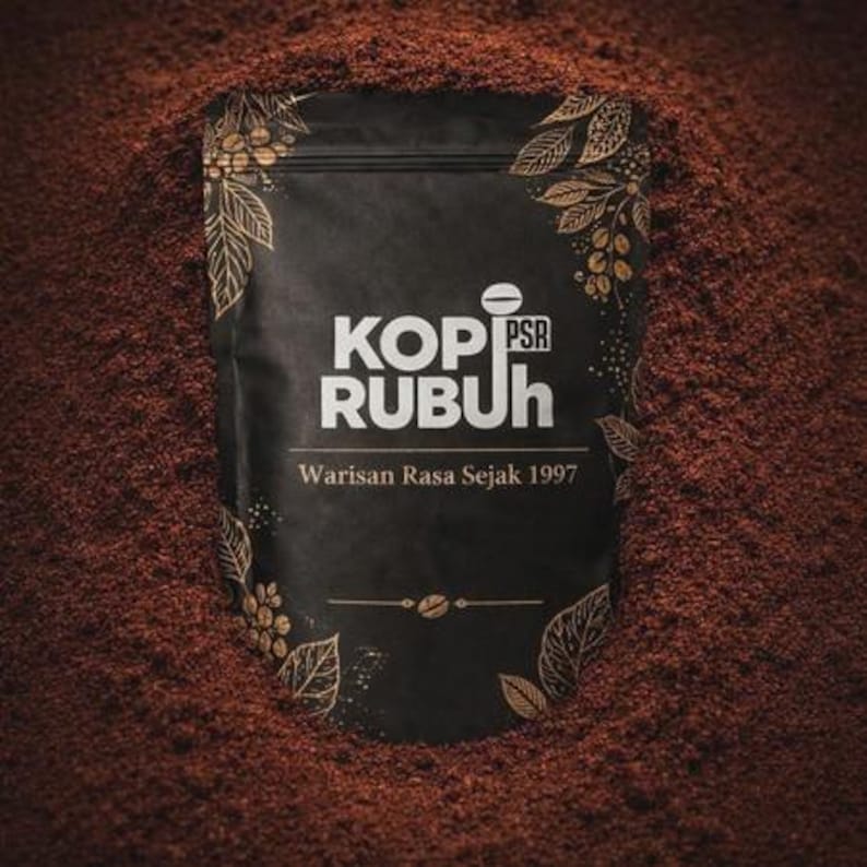 Balanced Robusta Coffee Blend - Authentic Lampung Traditional Roasted ...