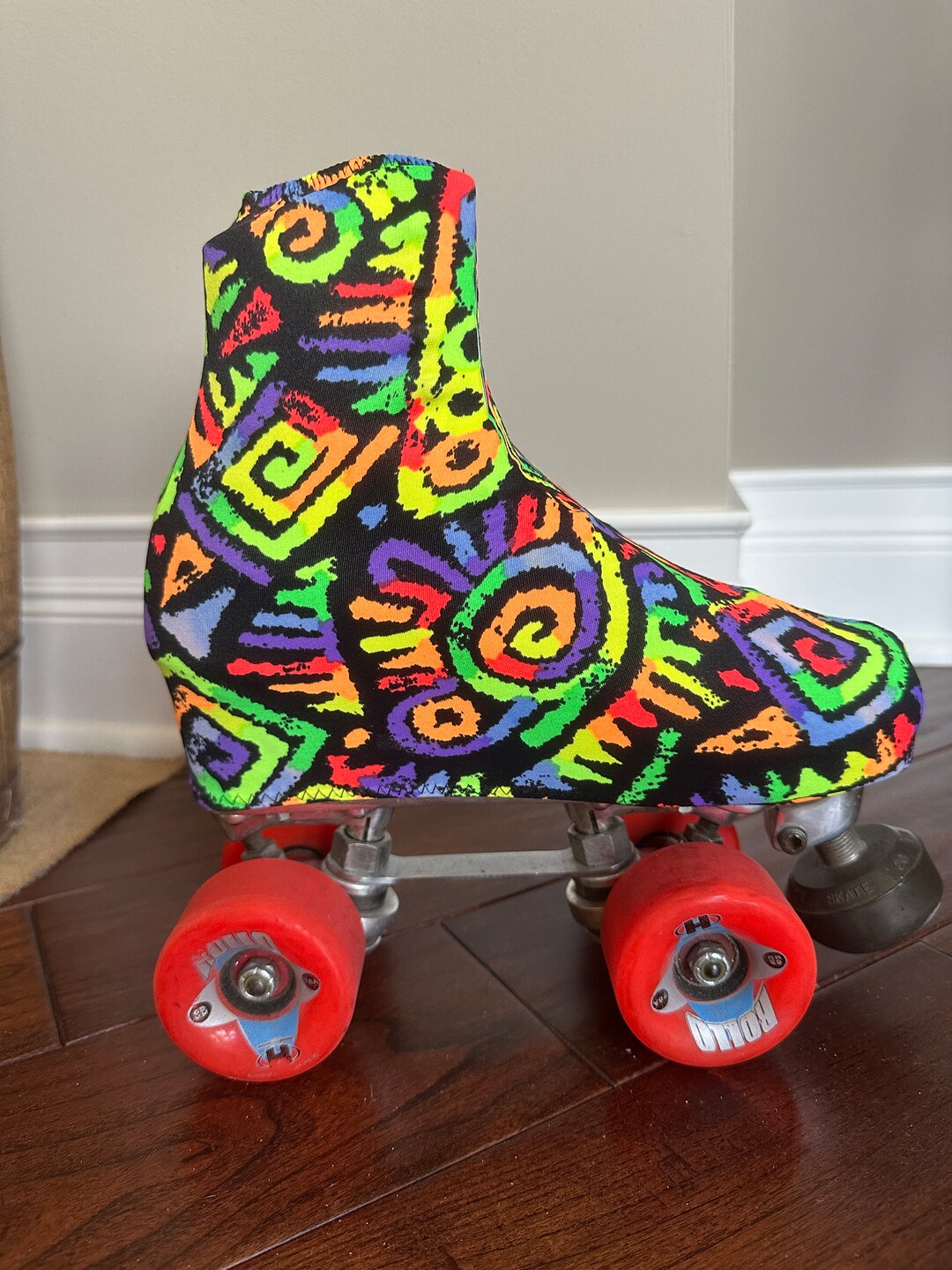 Roller and Ice Skating Boot Covers: Various Color Options, Rainbow and ...