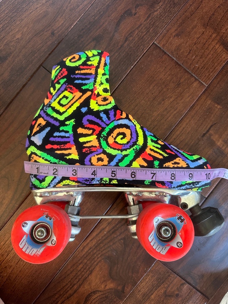 Roller and Ice Skating Boot Covers: Various Color Options, Rainbow and ...