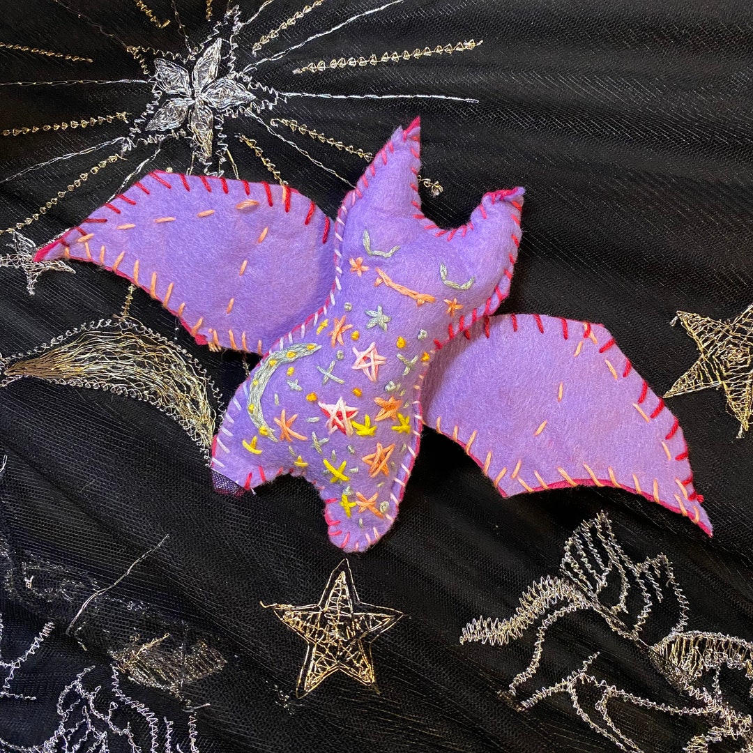 Moon Child Celestial Intuitive Embroidery One of a Kind Baby Stuffed ...