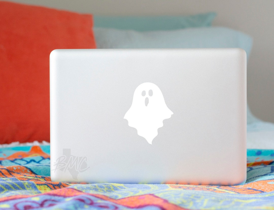 Ghost Decal, Boo, Spooky Decal, Laptop Decal, Spooky Decal, Halloween ...