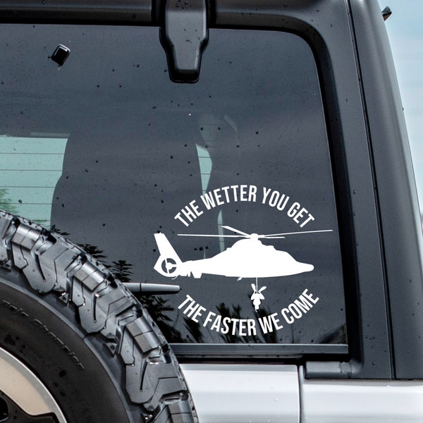 Coast Guard Aviation Decal - Etsy