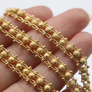 Dainty gold chain unique gold chain thick gold chain | Etsy