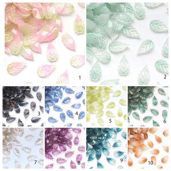 Leaf Beads - Etsy