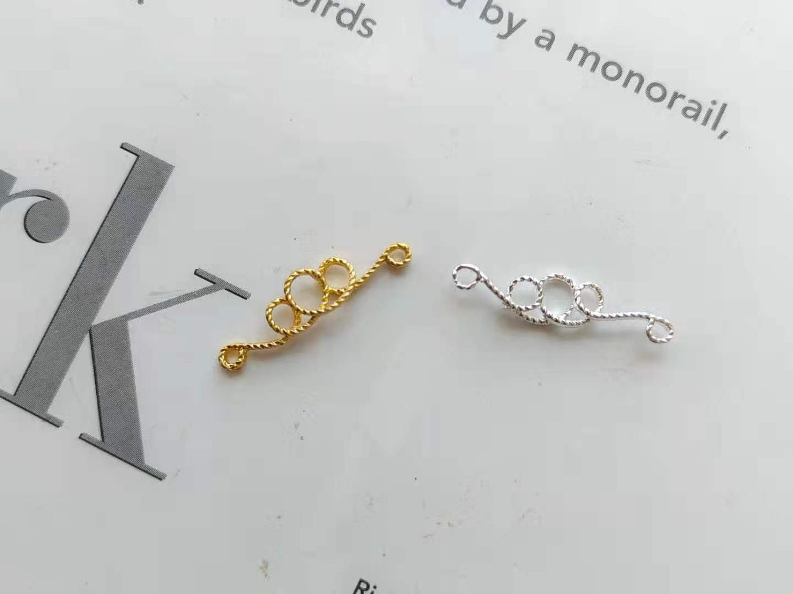 Filigree Findings Filigree Connectors Gold Metal Lace | Etsy