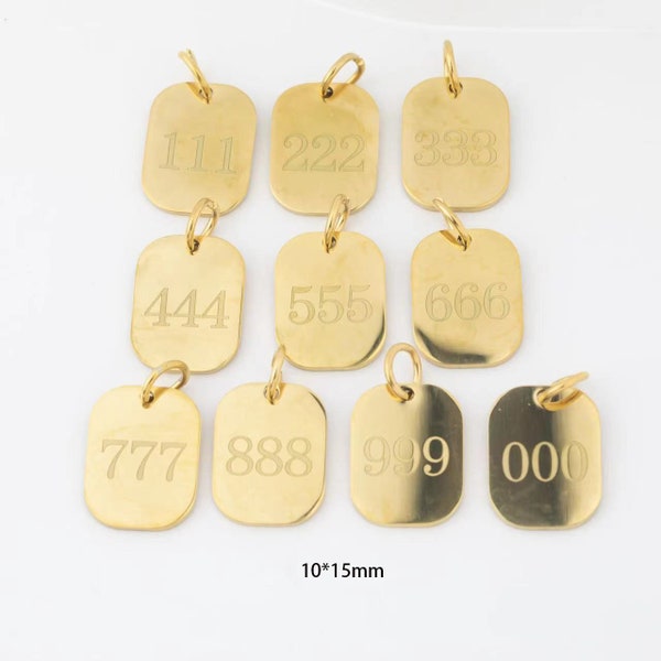 Number Tags - Etsy