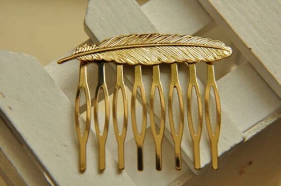 Brass hair comb store