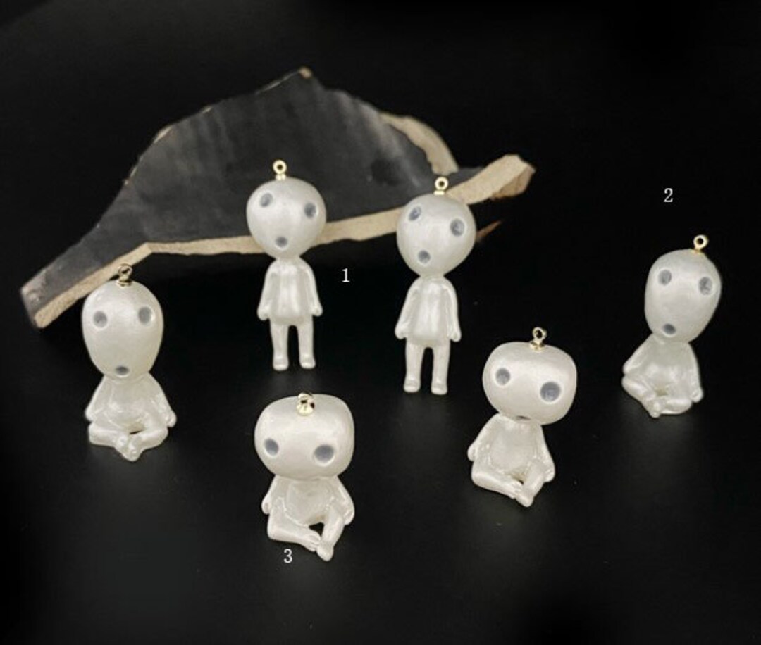 Kodama Spirits Charm - Kodama Spirits Pendant - Kodama Spirits Jewelry - Luminous Kodama Charm ...