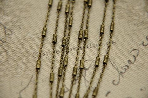 Antique bronze chain vintage brass chain3 meter raw Brass | Etsy