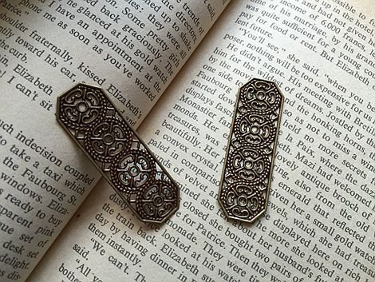 Filigree Bar Stamping - Vintage Bar Stamps for DIY Jewelry, Gold ...