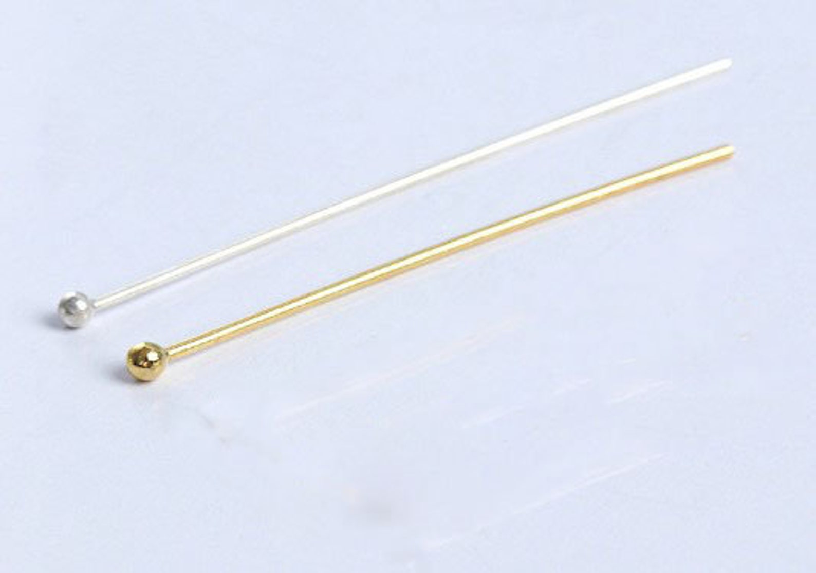 Copper Headpins Copper Ball Pins Copper Eye Pins 100 Pcs - Etsy