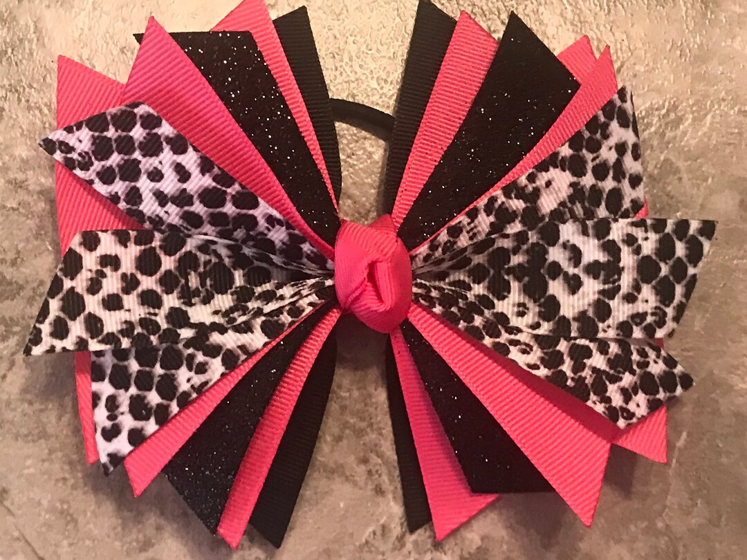 Snakeskin Hair Bow, Gymnastics, Softball Bow, Volleyball Bow, Soccer ...