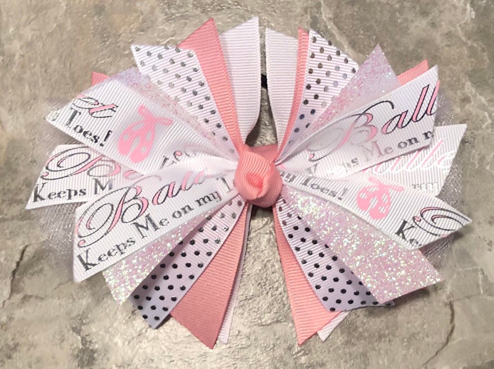 Ballet Hair Bow Ballet Bow Ballet Ponytail Bow Ballet - Etsy