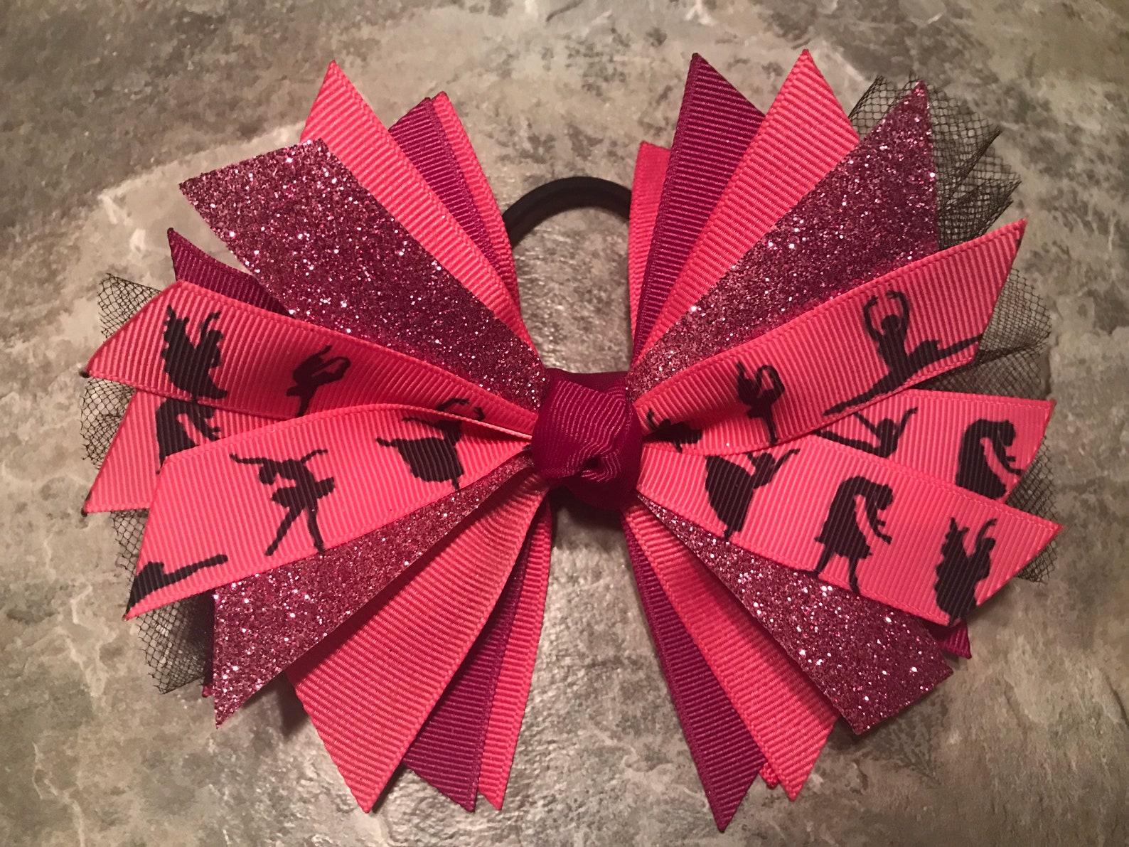 Ballet Hair Bow Ballet Bow Ballet Ponytail Bow Ballet - Etsy 日本