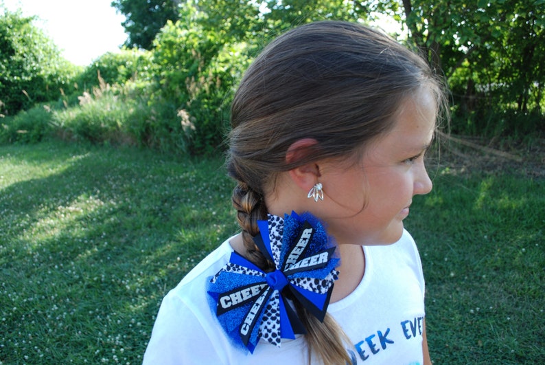 Running Hair Bow - Cross Country Bow - Track Hair Bow- Running Pony Bow ...