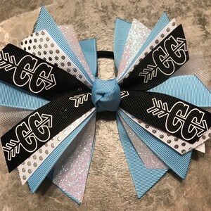 Running Hair Bow - Cross Country Bow - Track Hair Bow- Running Pony Bow ...