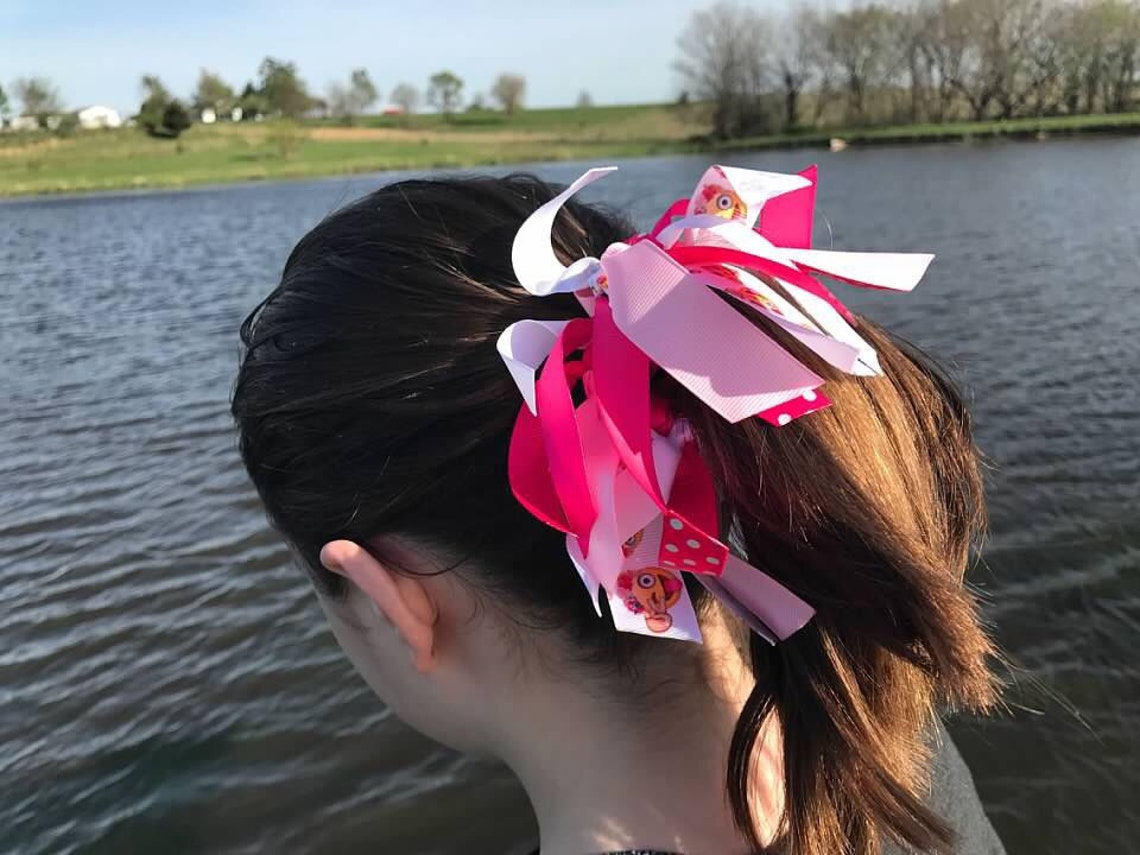 Choose Your Ribbon Scrunchie Hair Ribbon Streamers Hair - Etsy