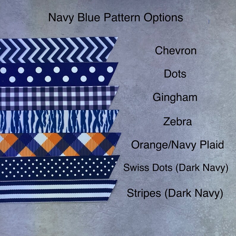 Choose Your Sport & Colors Red and Navy Cross Country Bow - Etsy