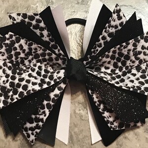 Snakeskin Hair Bow, Gymnastics, Softball Bow, Volleyball Bow, Soccer ...