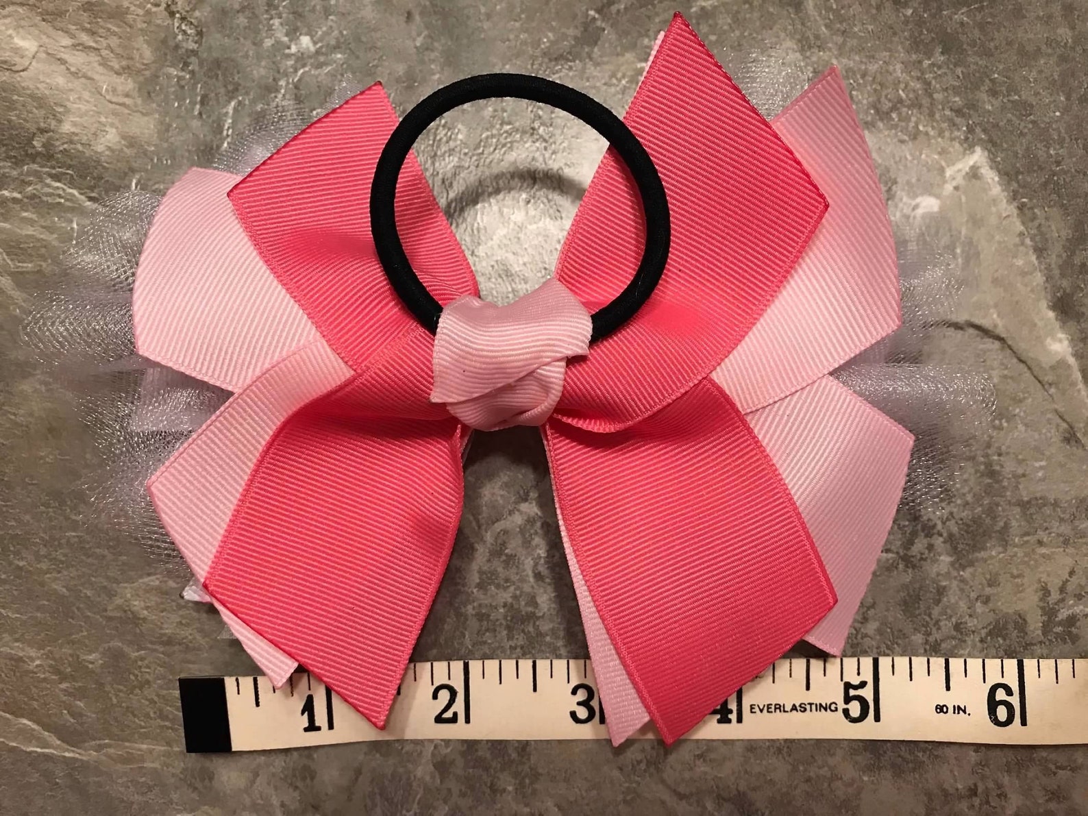 Gymnastics Hair Bow - Gymnast Hair Bow - Pink Gymnastics Bow - Hot Pink ...