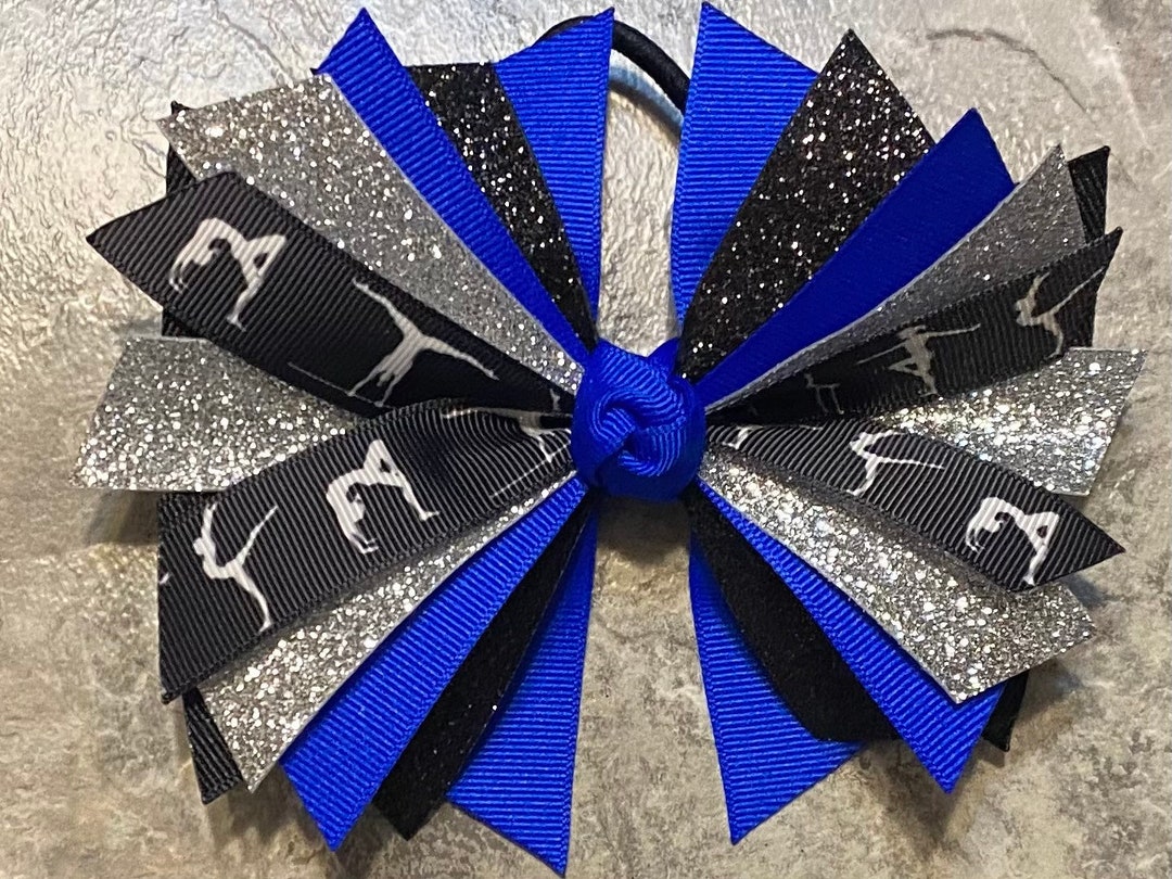 Gymnastics Bow - Gymnastics Hair Bow - Tumbling Hair Bow - Gymnastics ...