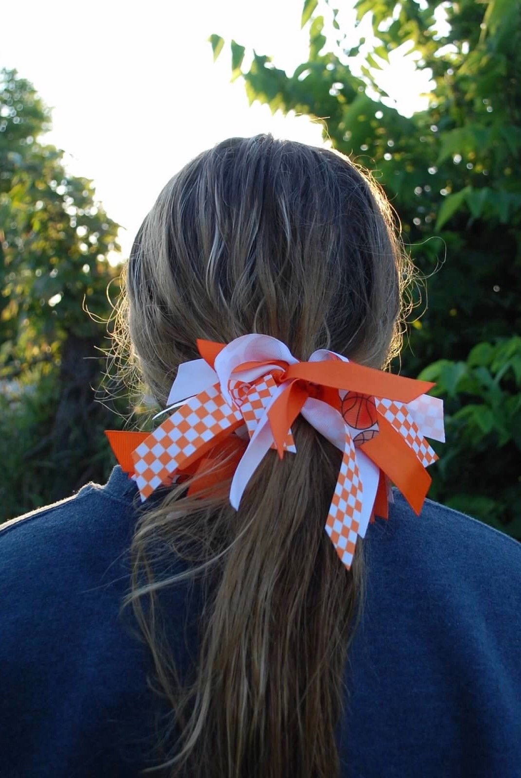 Choose Your Ribbon Scrunchie Hair Ribbon Streamers Hair | Etsy