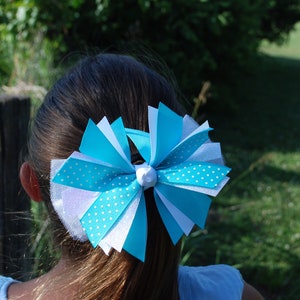 Black White & Gold Cheer Bow, Cheer Hair Tie, Cheer Ribbon, Cheer Pony ...