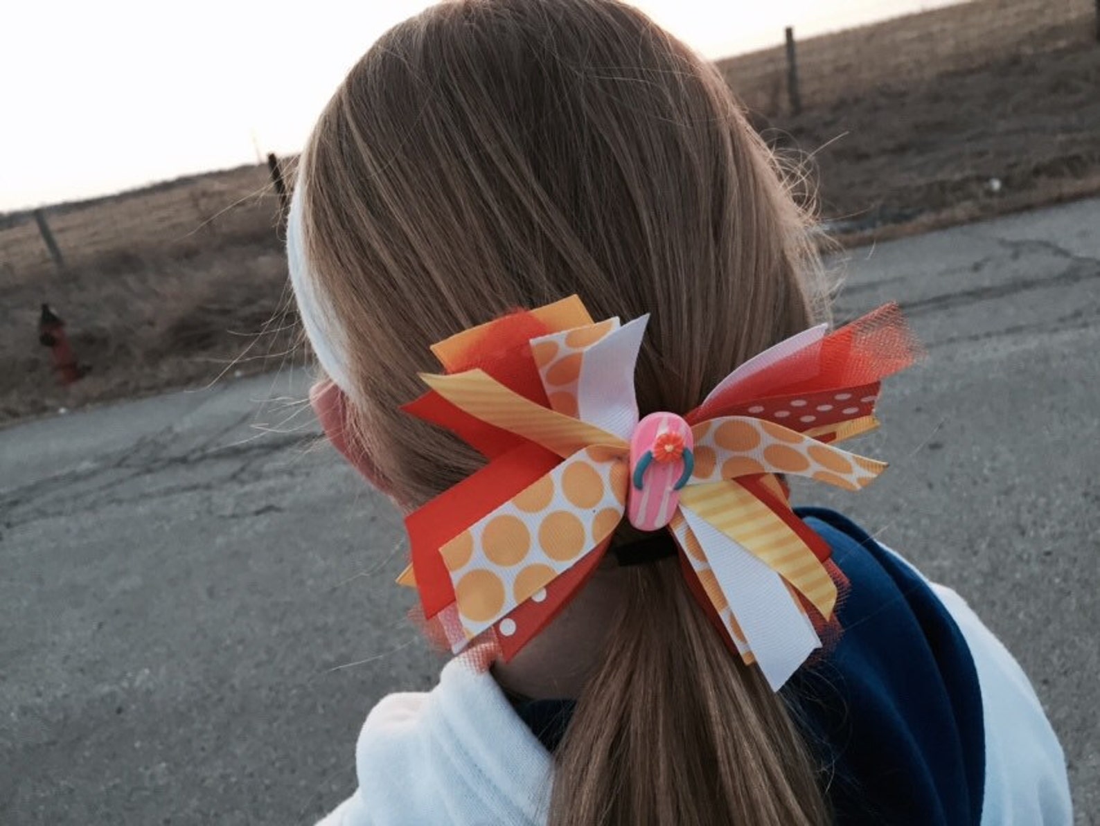 Softball Bow Fastpitch Hair Bow Softball Ponytail Yellow | Etsy