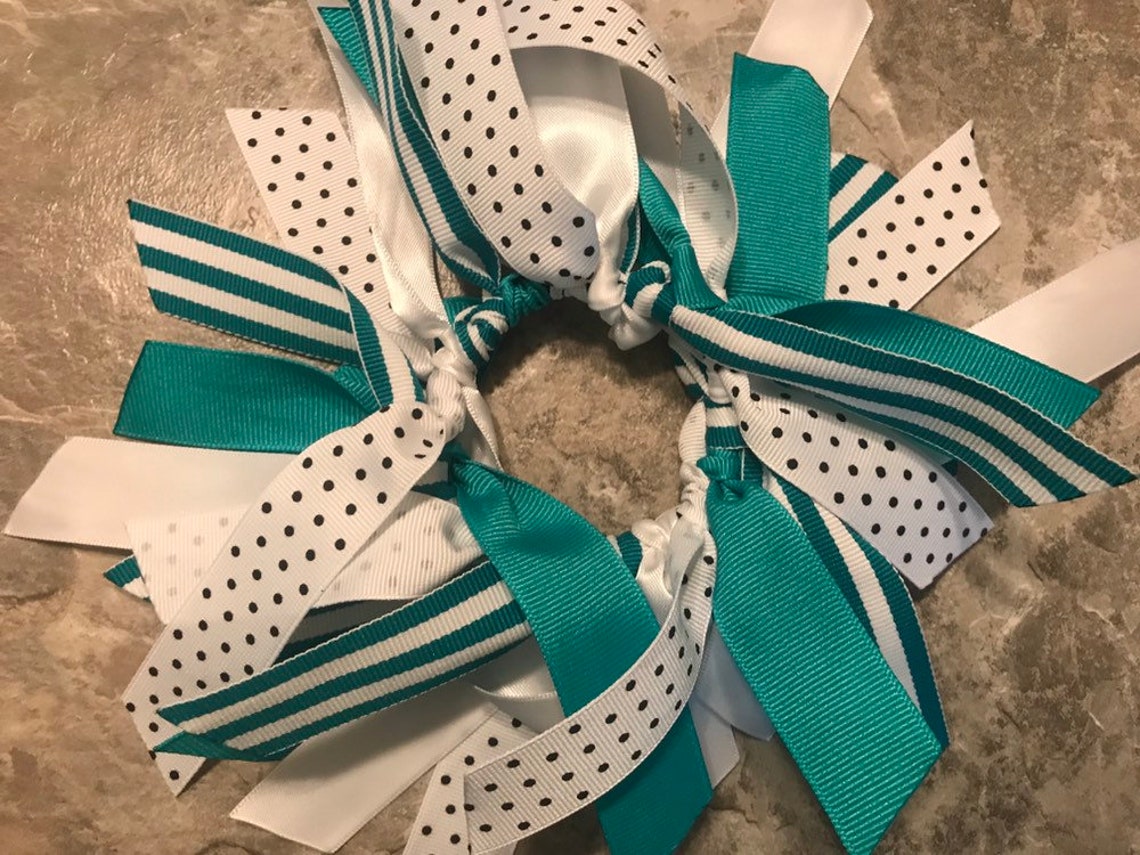 Choose Your Ribbon Scrunchie Hair Ribbon Streamers Hair | Etsy