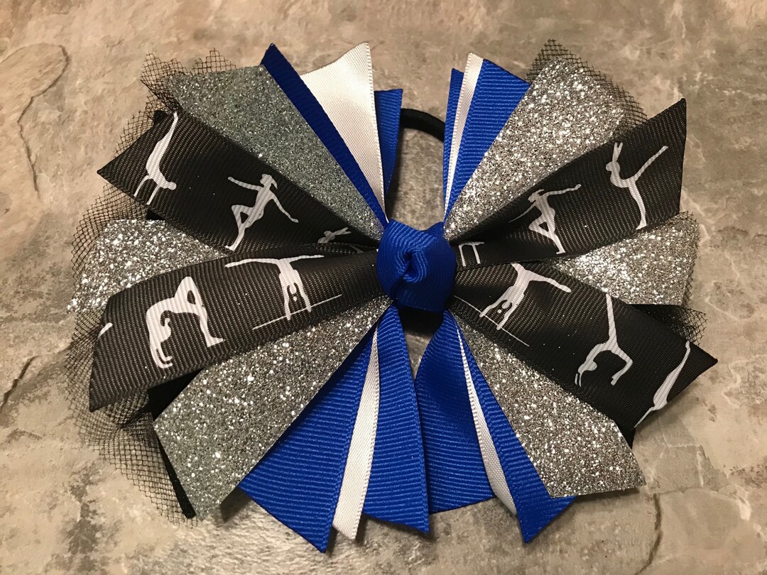 Gymnastics Bow - Gymnastics Hair Bow - Tumbling Hair Bow - Gymnastics ...