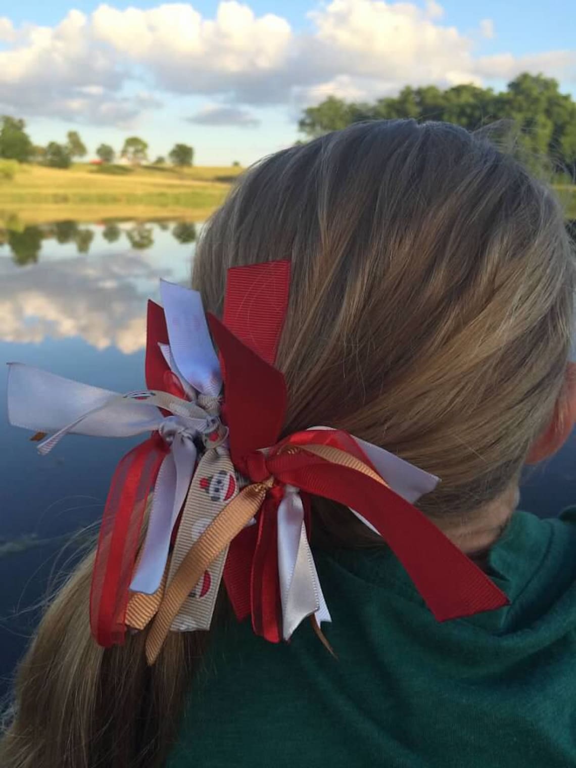 Choose Your Ribbon Scrunchie Hair Ribbon Streamers Hair | Etsy