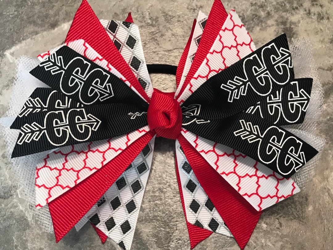 Running Hair Bow - Cross Country Bow - Track Hair Bow- Running Pony Bow ...