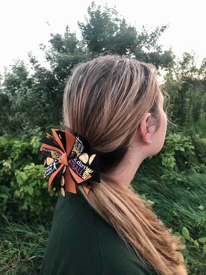 Running Hair Bow - Cross Country Bow - Track Hair Bow- Running Pony Bow ...