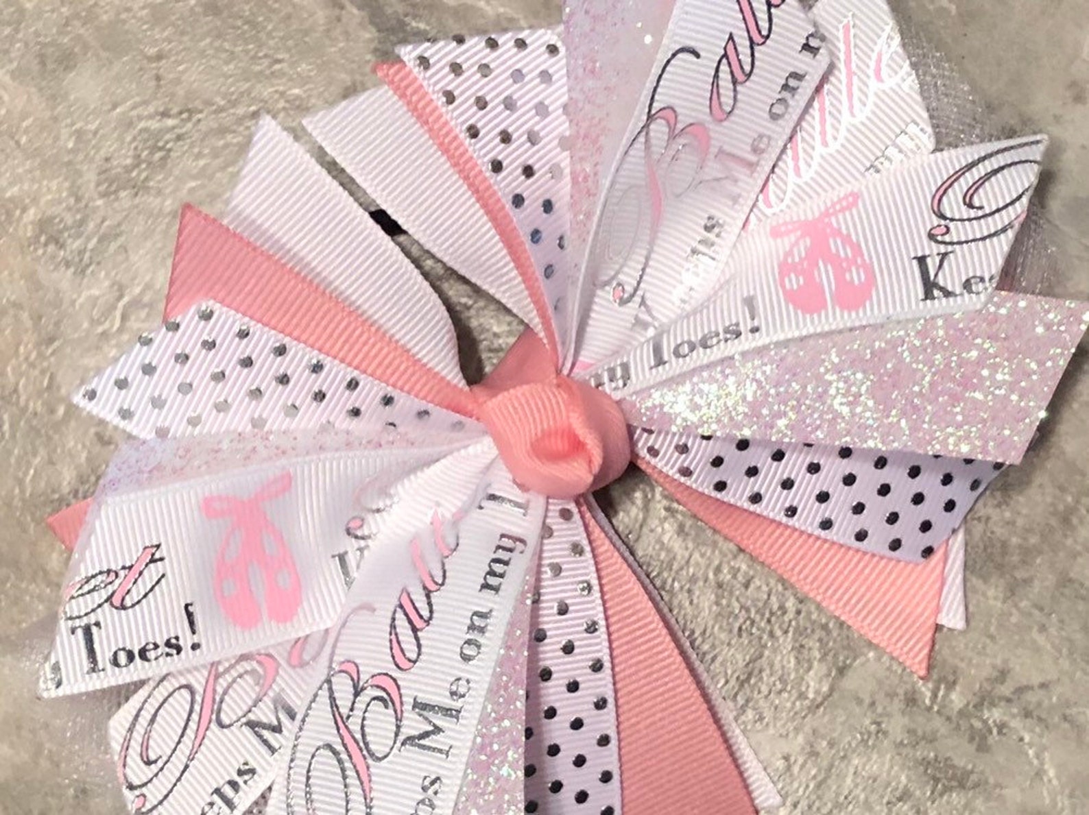 Ballet Hair Bow Ballet Bow Ballet Ponytail Bow Ballet - Etsy