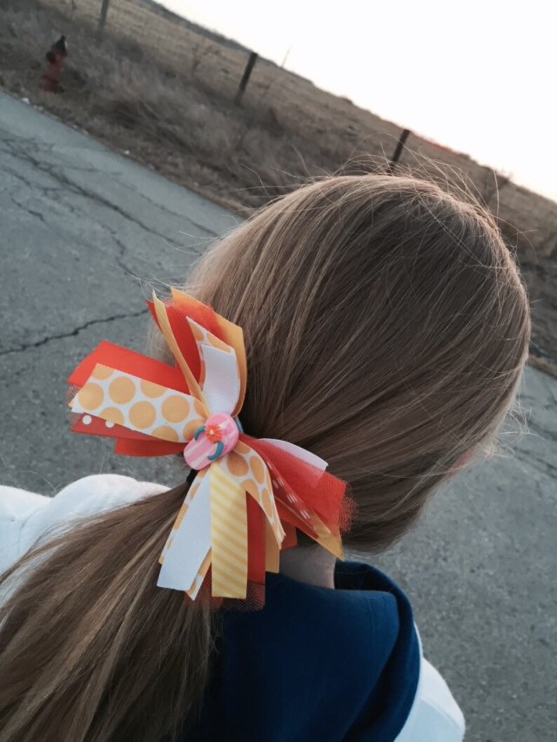 Running Hair Bow - Cross Country Bow - Run Ponytail - 13.1 Hair Bow ...