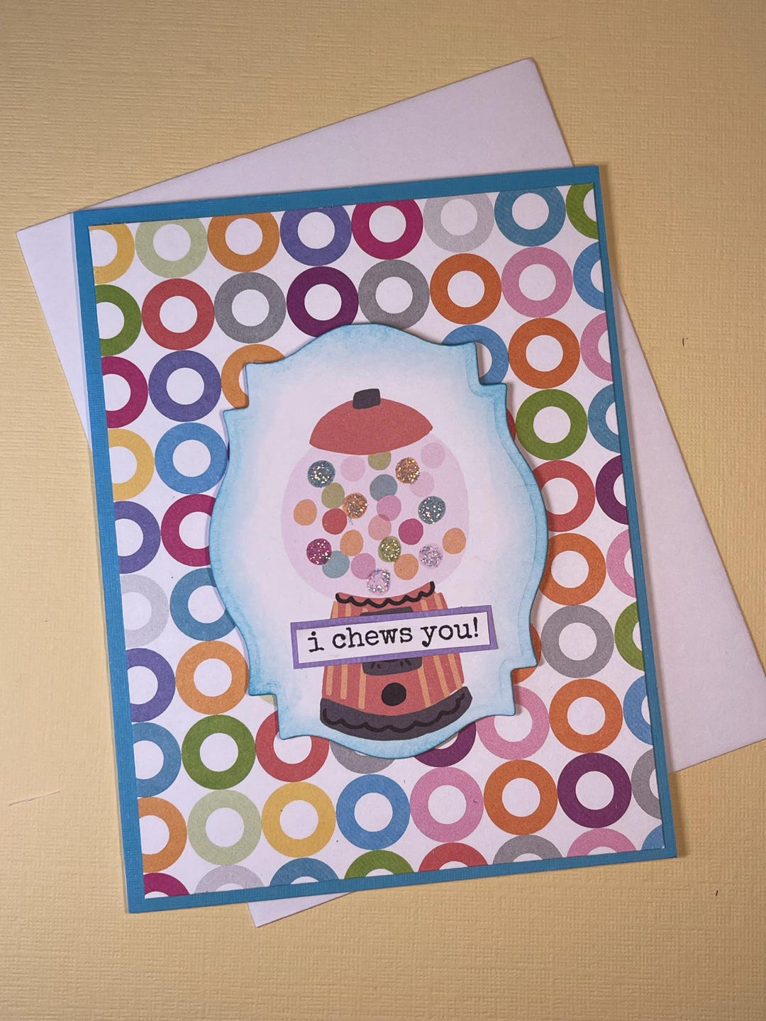 Gumball Machine Anniversary Card - Etsy
