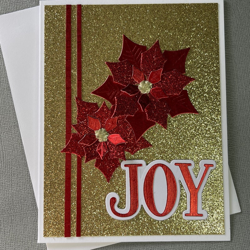 Glitter Christmas Cards - Etsy