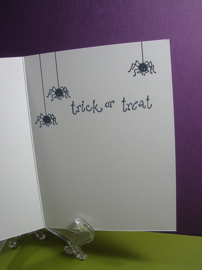 Halloween Haunted House Card - Etsy