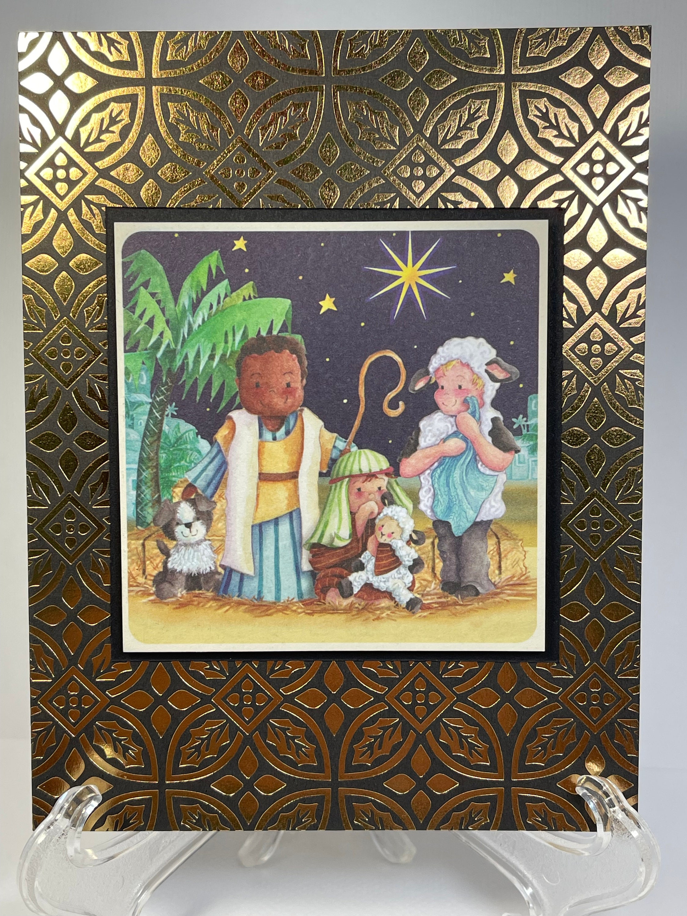 Nativity Christmas 4 Card Set - Etsy