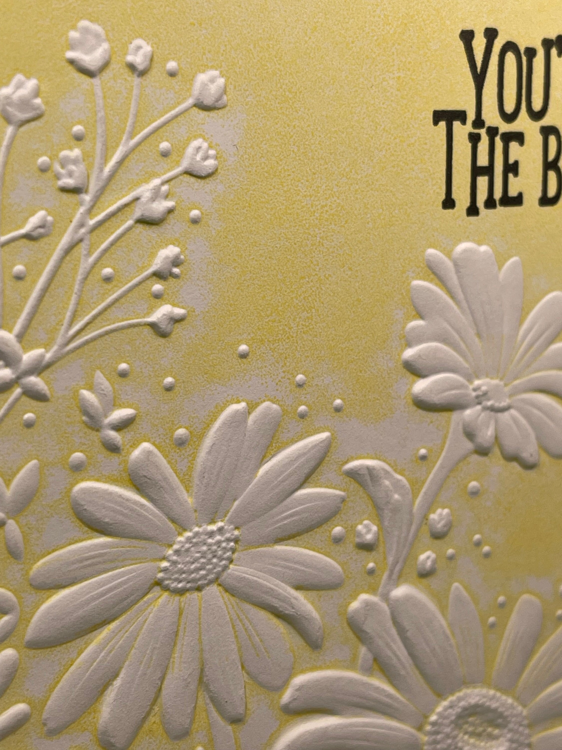 Daisy Thanks Card - Etsy